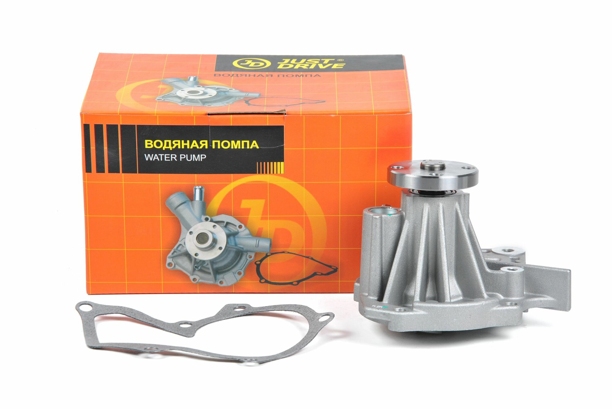 JUST DRIVE Насос водяного охлаждения (помпа) для MAZDA 2 02-; 1.3L DHA, 121, 95-FORD 1.2L DHA, 1.4L FHA, 1.6L L1T/L1V, Fiesta 95-;