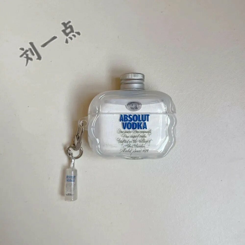 Уникальный чехол в форме бутылки для AirPods Pro2 прочность и креатив в каждой детали