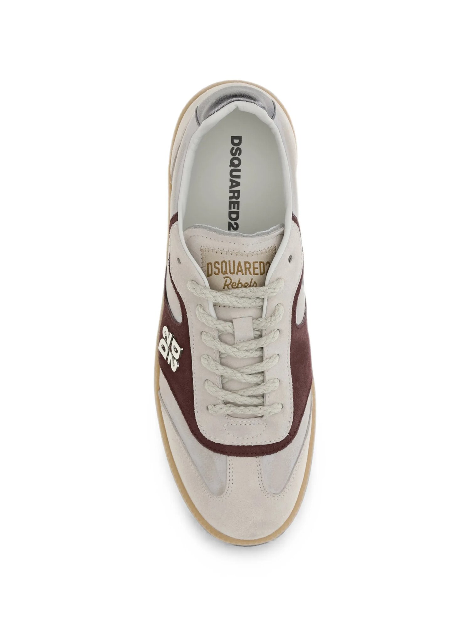 Кроссовки DSQUARED2 Logo-plaque panelled sneakers, размер 40, разноцветный — фото 1