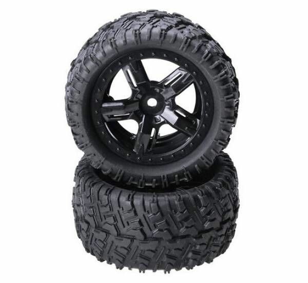 Колеса для Remo Hobby MMAX, EX3 1/10, черные - P1953 / для моделей RH1031/RH1035