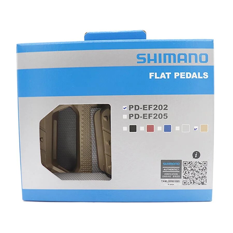 Shimano PD-EF202 плоские педали Gold