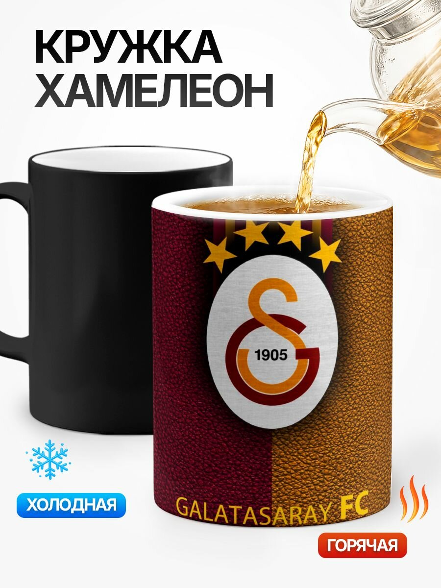 Кружка хамелеон Galatasaray SK Галатасарай