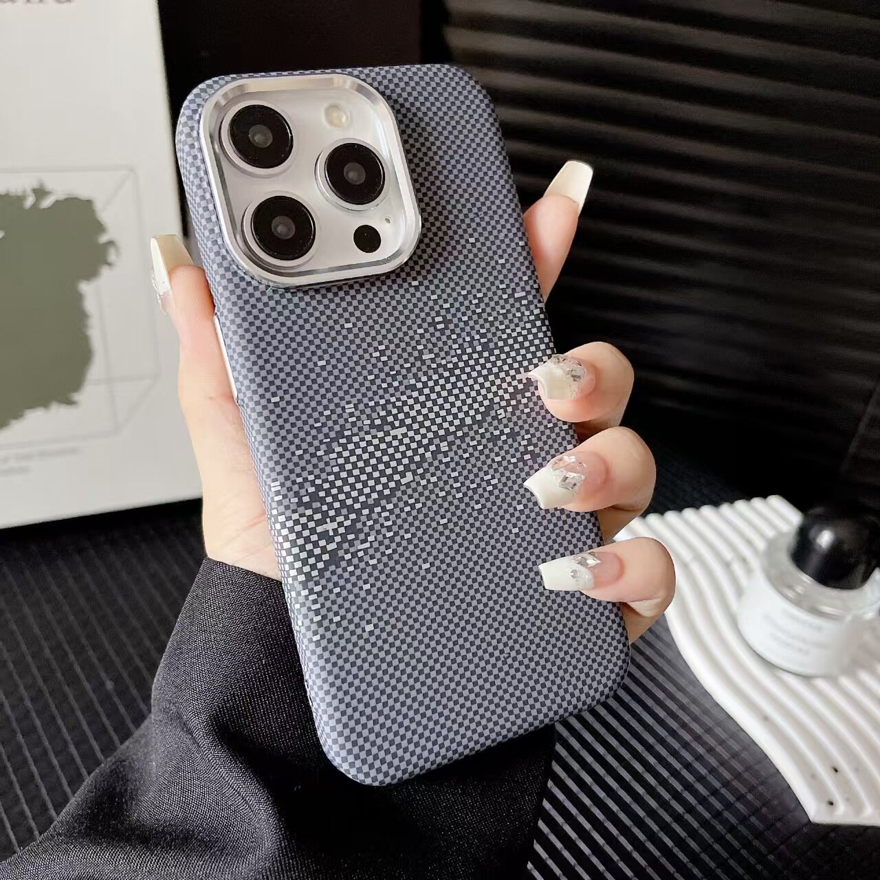 StarPeak магнитного карбонового волокна для iPhone 14 pro max