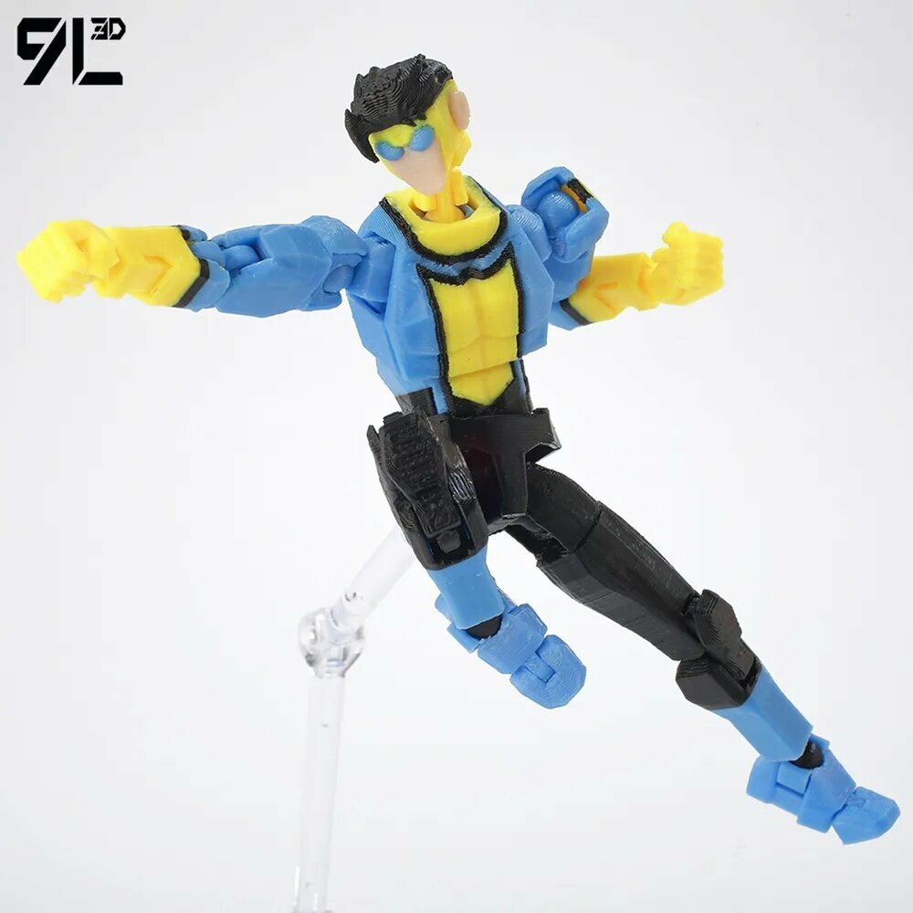 9L3D Фигурка Страйп Марк (комикс версия) (Stripe Mark Comic Version) titan 13 Invincible, 3D-печатный подвижный манекен, подарок для фанатов аниме, подарок
