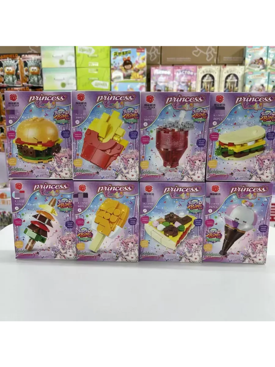 Конструктор Play Dessert 1 набор, 6 видов, белый: S2345