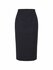 Юбка GIVENCHY Pinstripe-pattern wool midi skirt, размер 38, синий