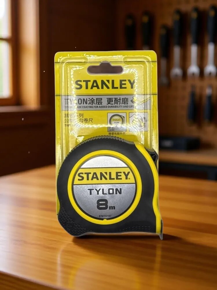Рулетка Stanley 8м*25мм (нейлоновая)