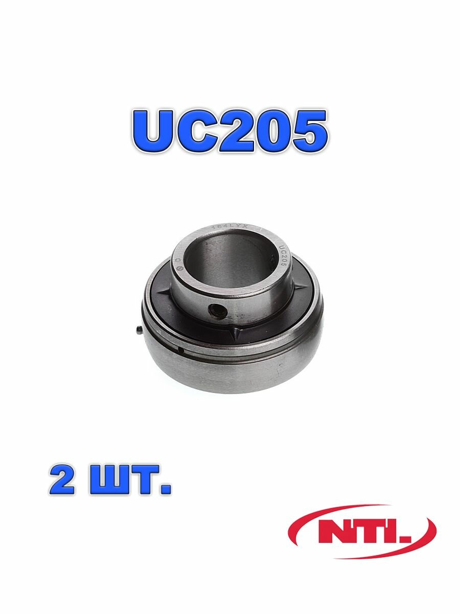 Комплект 2 шт. Подшипник UC205 NTL