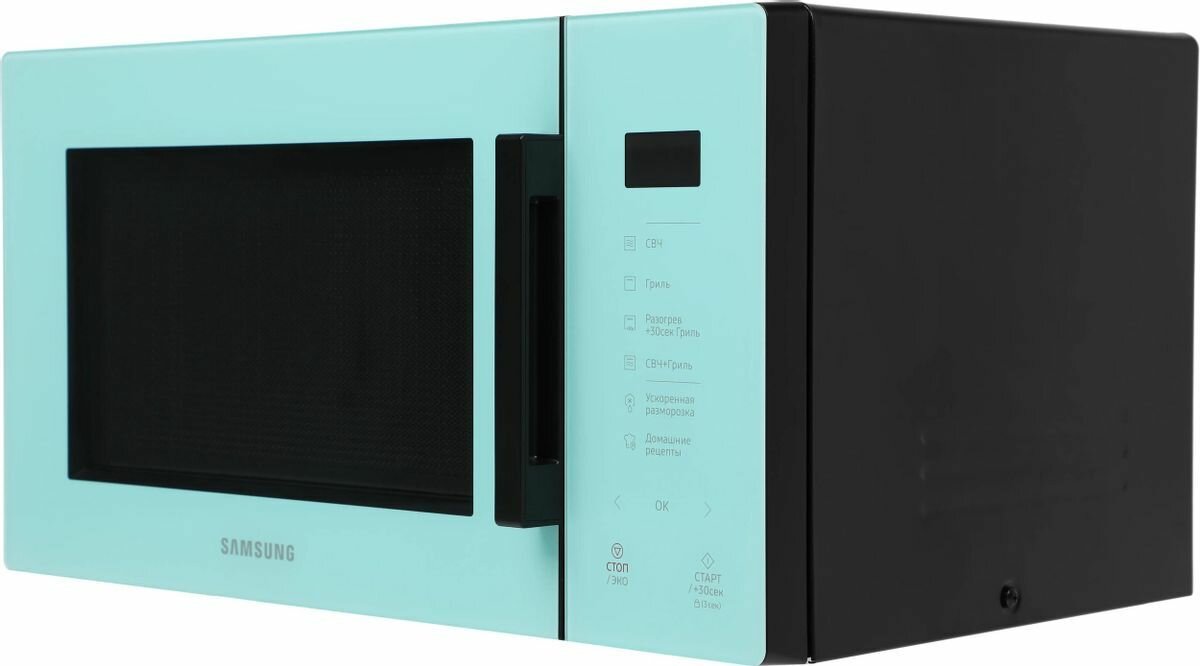 Микроволновая печь Samsung "MG23T5018AN", 800 Вт, биокерамика, 23 л