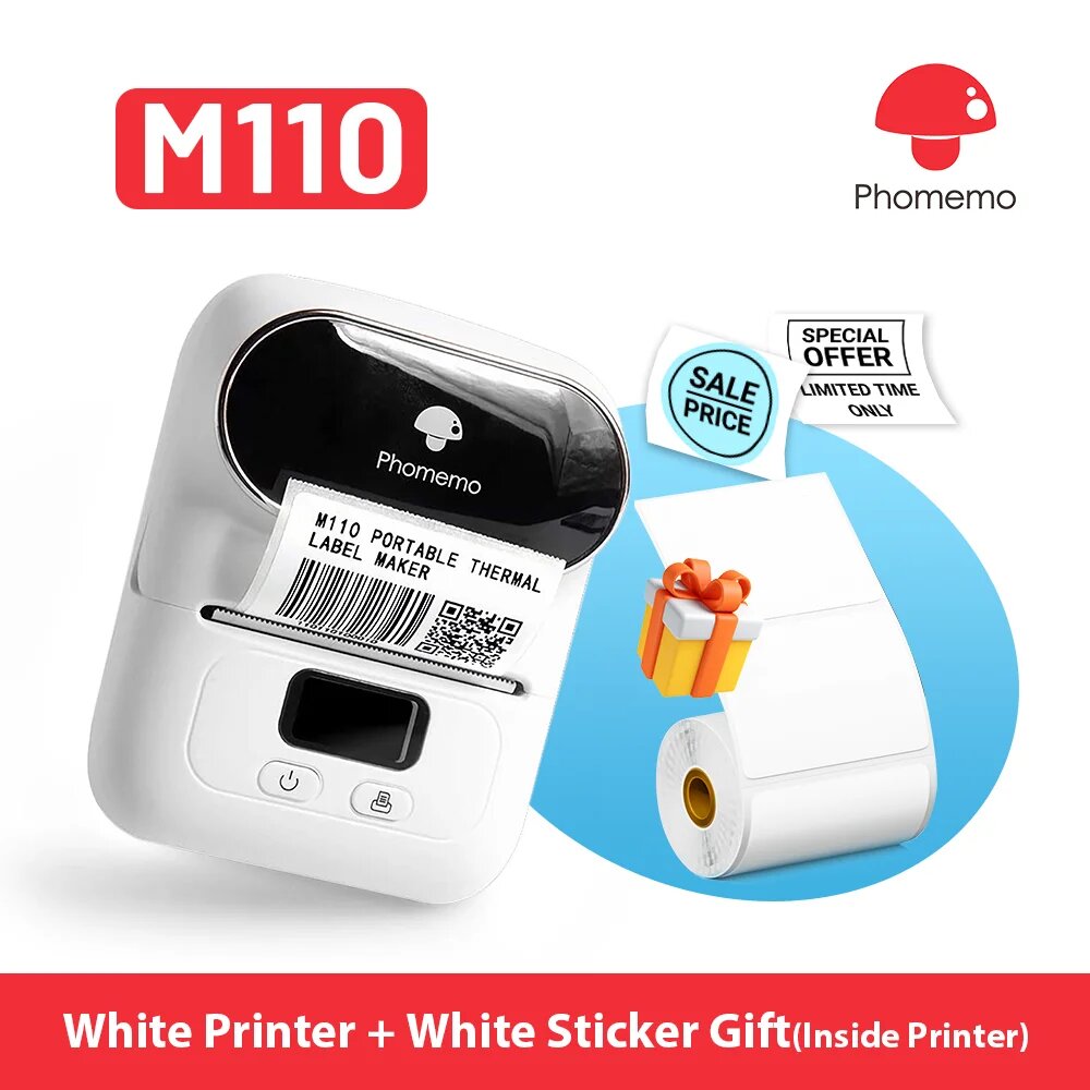 Термопринтер Phomemo M110 Bluetooth
