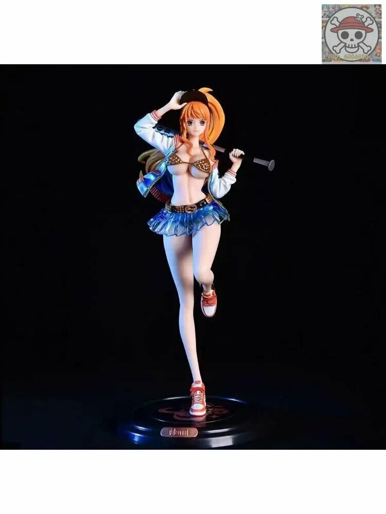 Nami One Piece Anime Периферийное устройство ручной работы GK Tide для украшения игрового стола-34 см