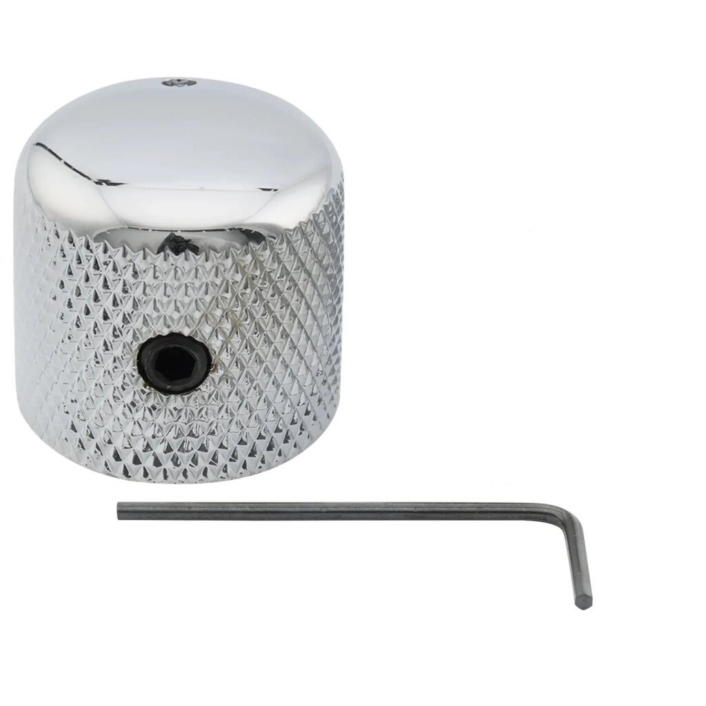 Ручка потенциометра, хром, 1шт, Musiclily MX2806CR-2
