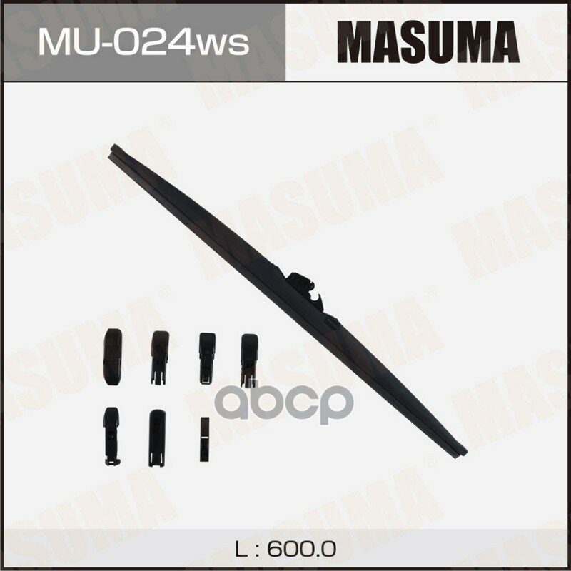 Щетка зимняя! 600mm под крючок Оптимум Masuma арт. MU-024WS