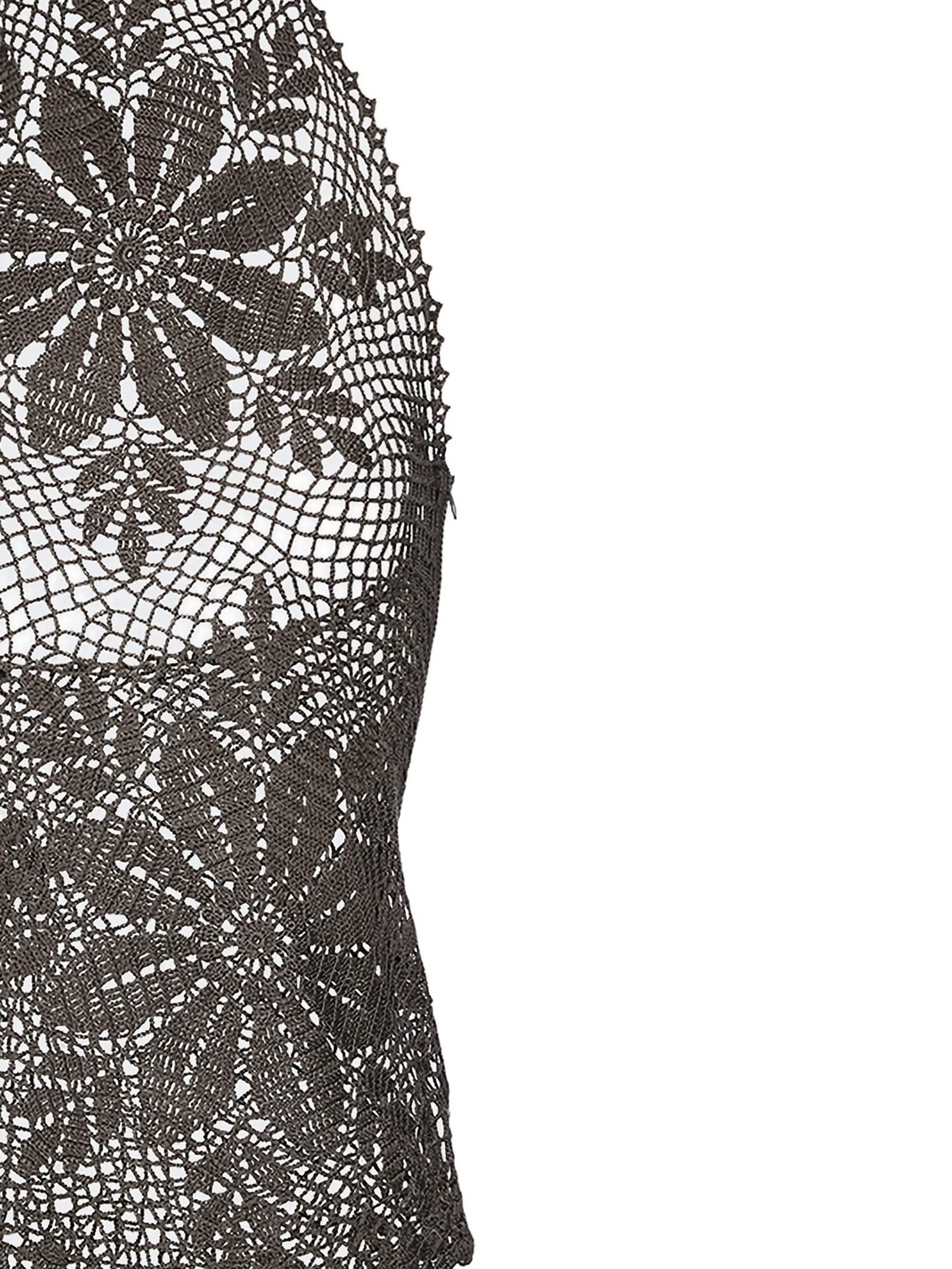 Топ MAGDA BUTRYM Crochet halter top, размер 36, brown — фото 1