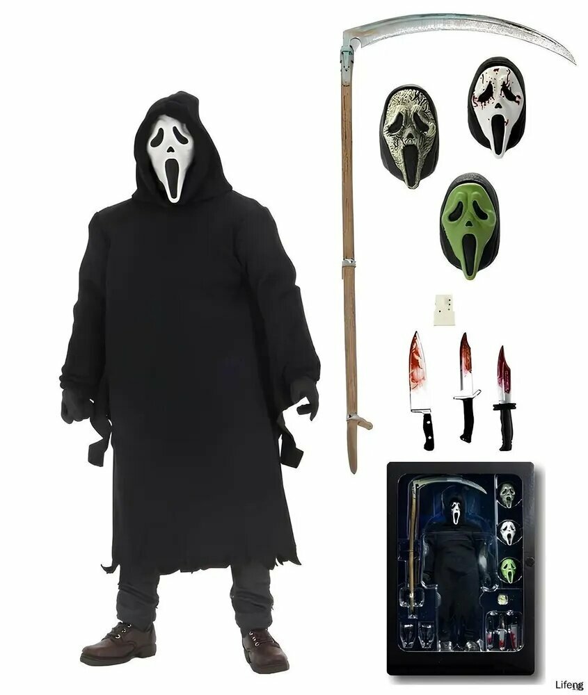 Фигурка Крик Призрачное лицо / Scream Ghostface (18см)