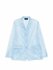 Куртка LII Sheer single-breasted jacket, размер L, blue