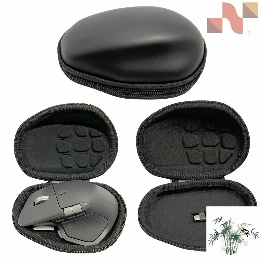 Чехол для беспроводной мыши Logitech MX Master 4 и MX Master 3S, жёсткий, водонепроницаемый, чёрный