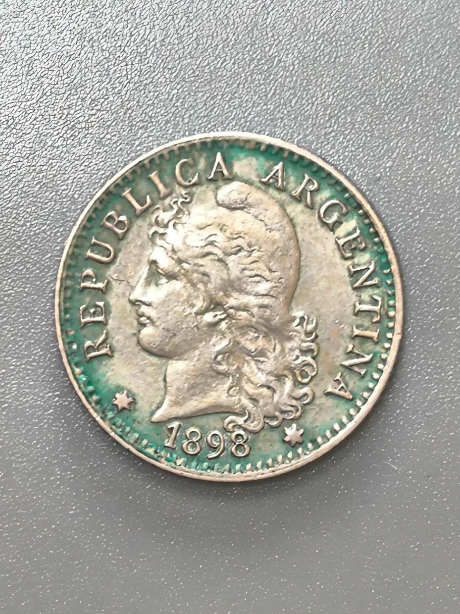 Монета 5 сентаво Аргентина 1898 г.