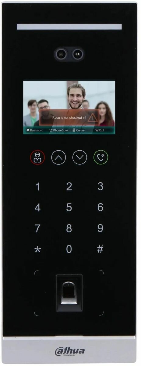 Панель вызова Dahua DHI-VTO6541H-S2 цветной сигнал цвет панели: черный