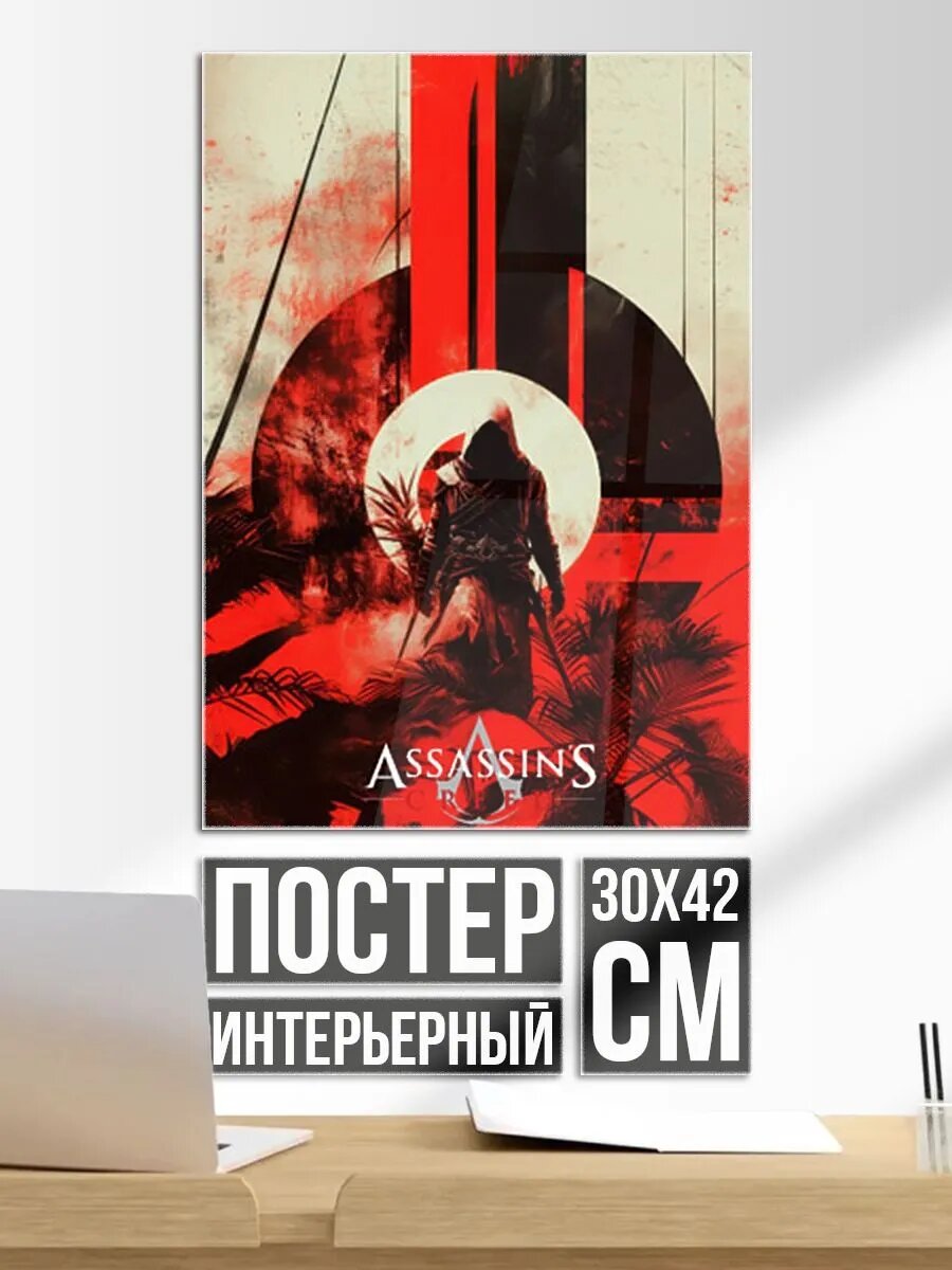 Постер на стену Assassins Creed ninja
