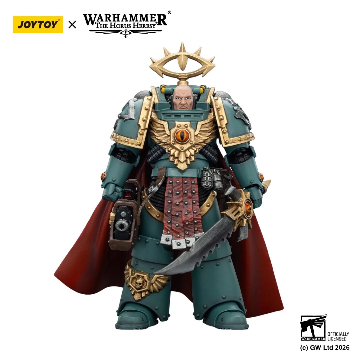 JOYTOY Warhammer 40K 1/18 фигурка Sons of Horus Tybalt Marr Siege Breaker Tybalt Marr
