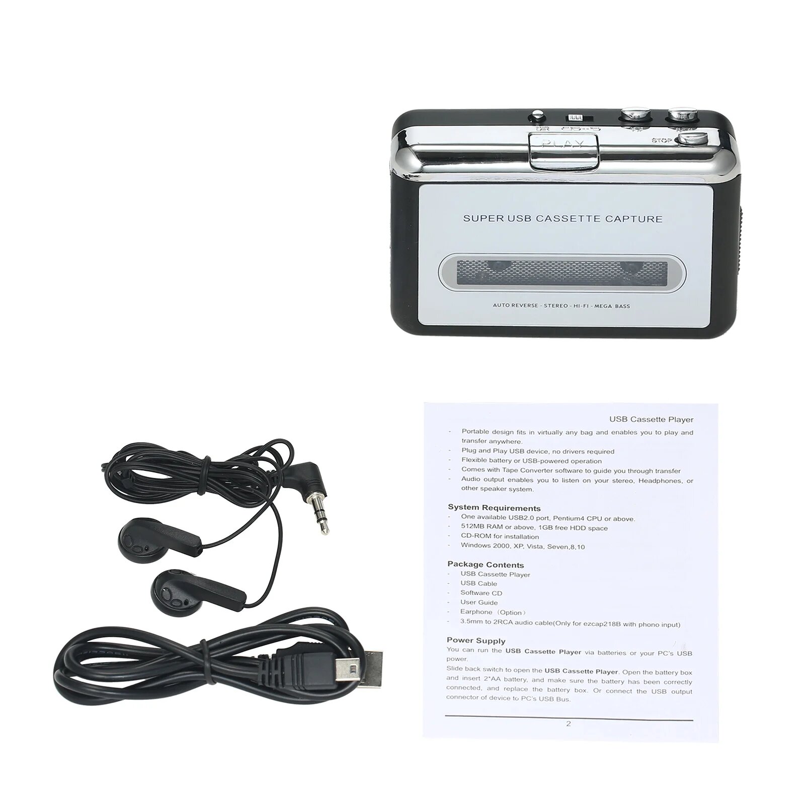 USB-конвертер кассет в MP3 — фото 1