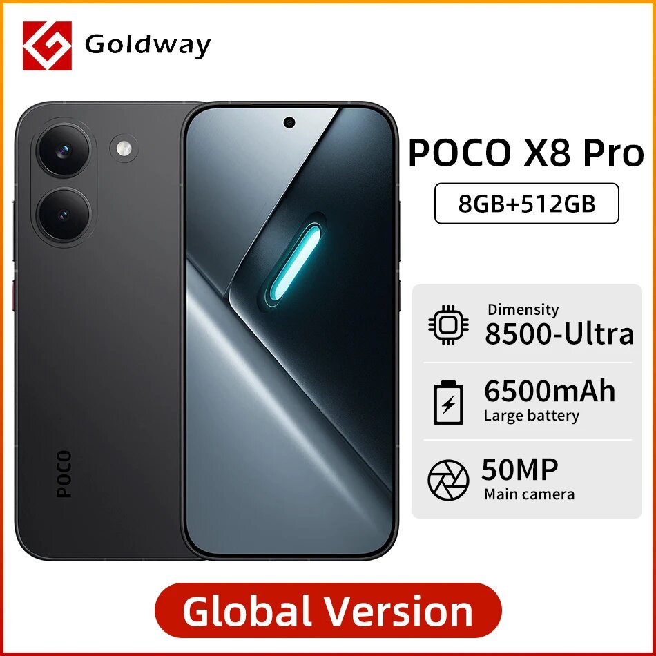 Смартфон Poco X8 Pro, 8/512ГБ, global