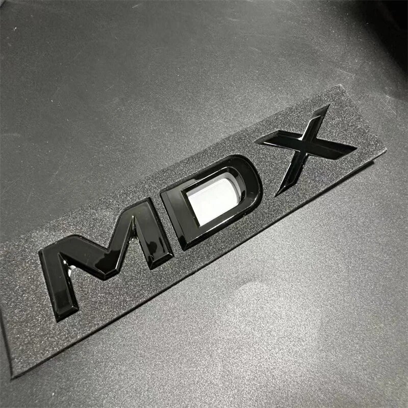 Эмблема MDX, глянцевый черный