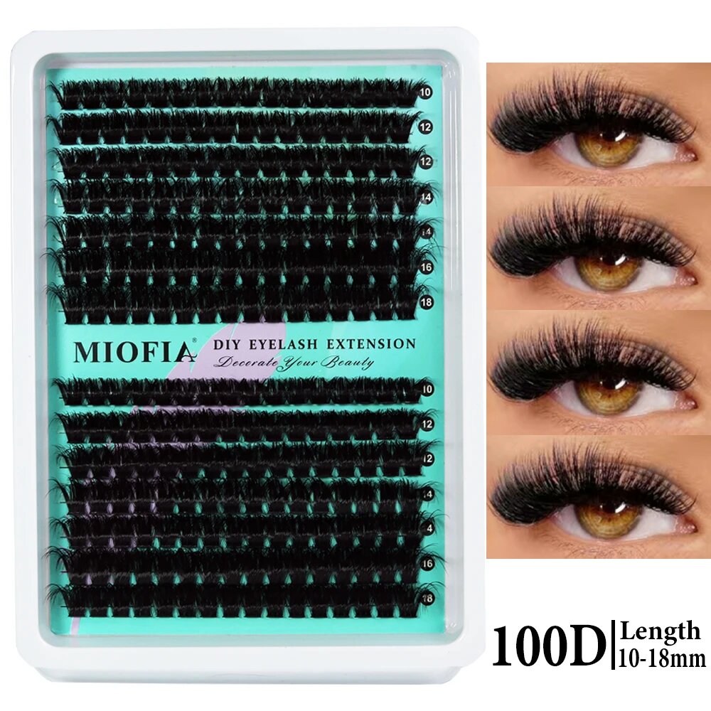 MIOFIA 100D ресницы для наращивания, 10-18 мм, ZM100D
