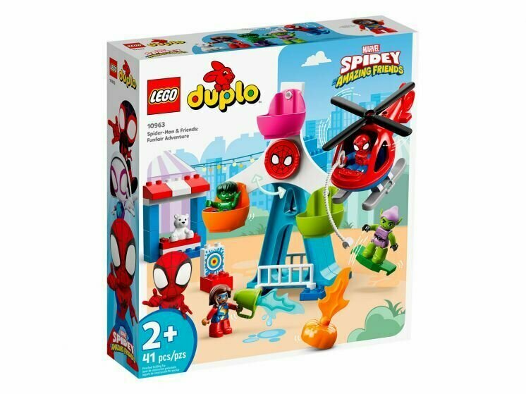 Конструктор LEGO DUPLO "Человек-паук и его друзья: приключения на ярмарке", 2+, 10963