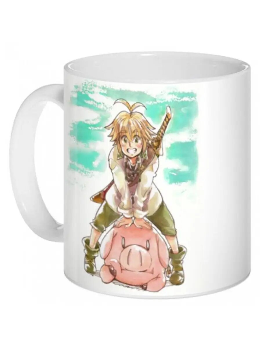 Кружка Nanatsu no Taizai - Hawk и Meliodas