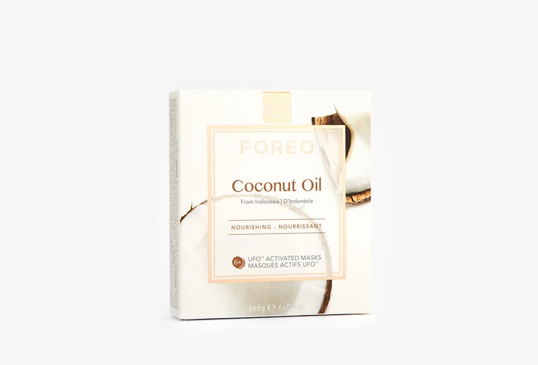 FOREO Coconut Oil Смарт-маска для обезвоженной кожи 6 шт