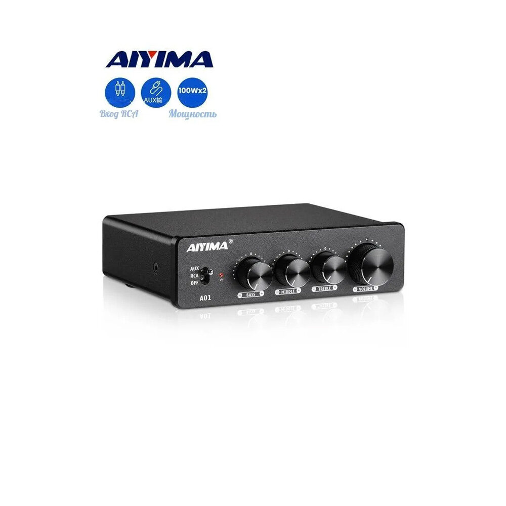 Aiyima A01 24V EU усилитель звука 80 Вт