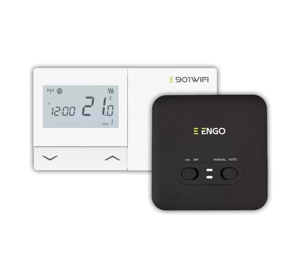 ENGO E901RF Wi-Fi программируемый беспроводной терморегулятор, белый