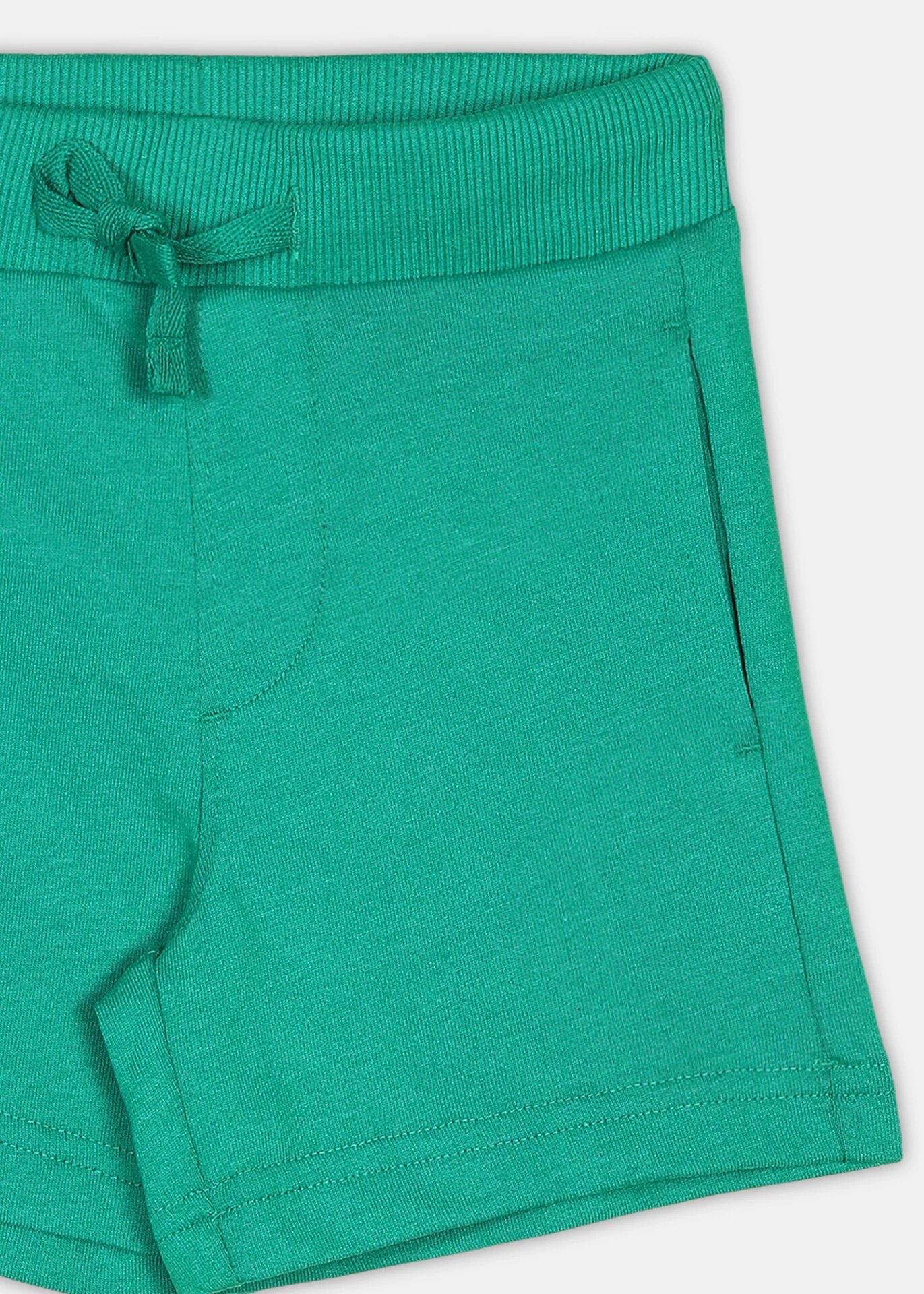 Шорты спортивные UNITED COLORS OF BENETTON, комплект 1 шт., размер 110, зеленый — фото 1