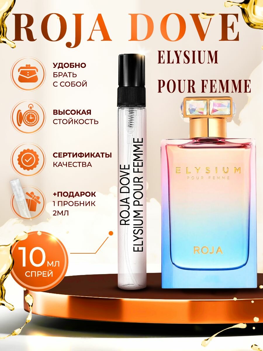 Roja Parfums Elysium Pour Femme (роджа элизиум) парфюм женский стойкий 10мл
