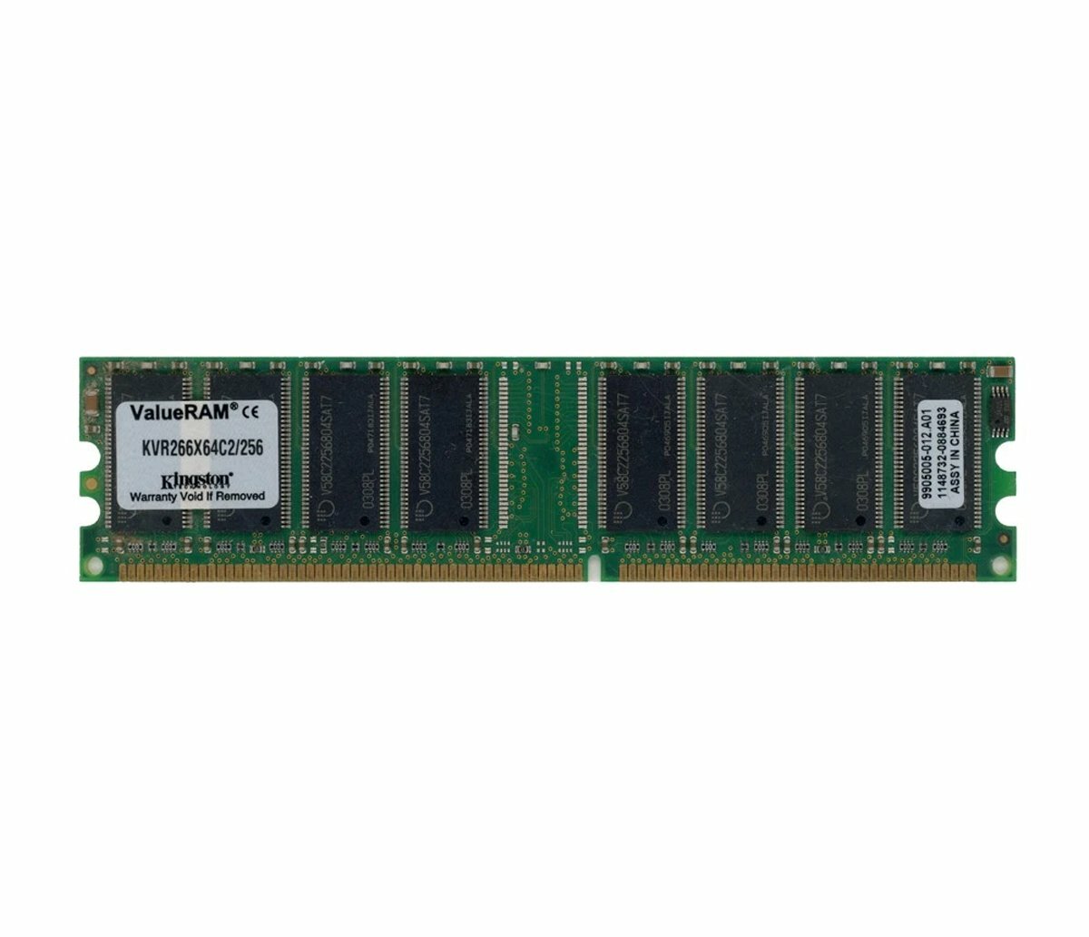 Оперативная память Kingston DDR 256Mb KVR266X64C2/256