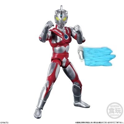 Оригинальный набор Bandai Super Action 6 7 8 9 Ultraman Agul Mebius Tiga Riga Ультрамен Эйс + Световые Аксессуары