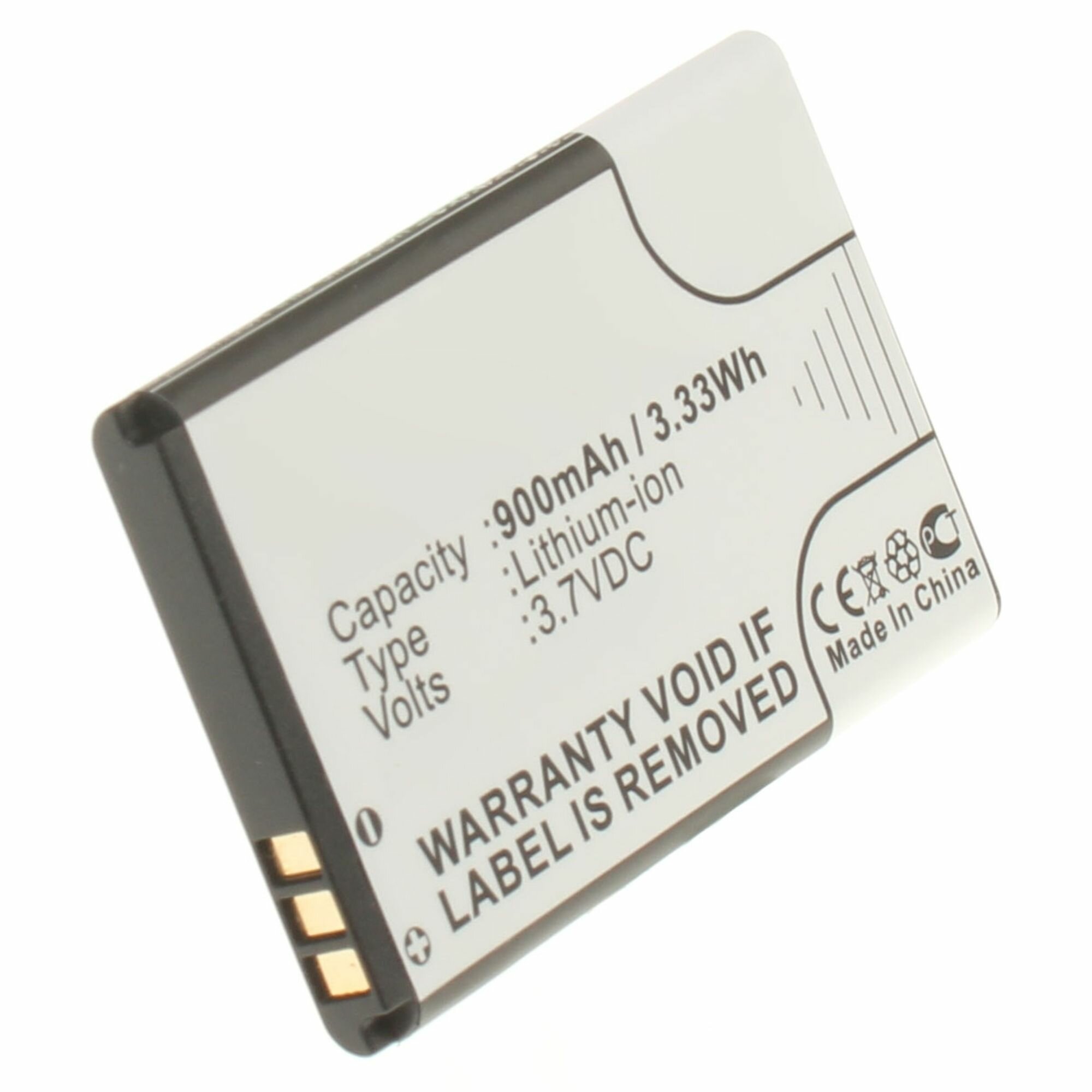 Аккумуляторная батарея iBatt 900mAh для Texet B111, TM-B111, TM-B210, Primo 401, TD-D109,
