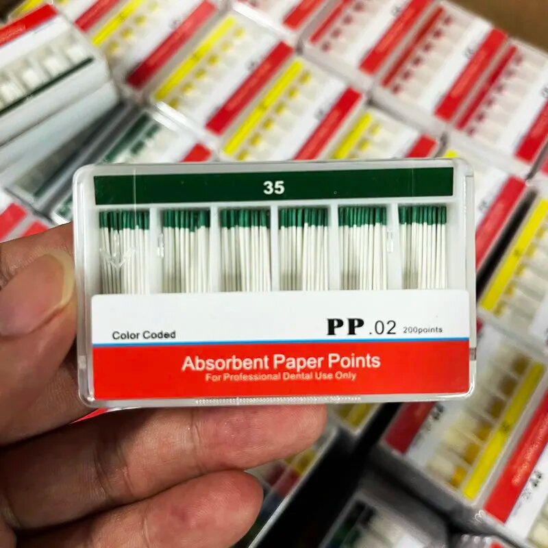 Бумажные точки стоматологические PP.02 taper 35