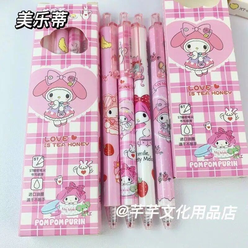 Набор шариковых ручек keeppley Kuromi и My Melody для девочек Розовый, Ballpoint Pen Set-3