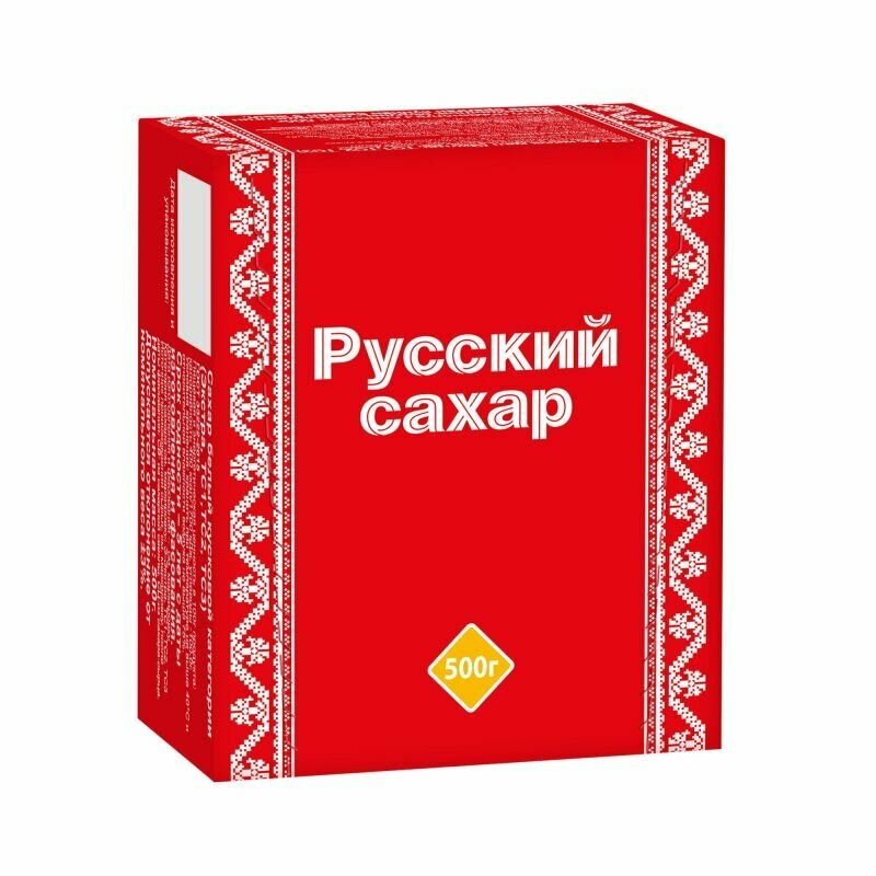 Русский Сахар кусковой прессованный, 500 г