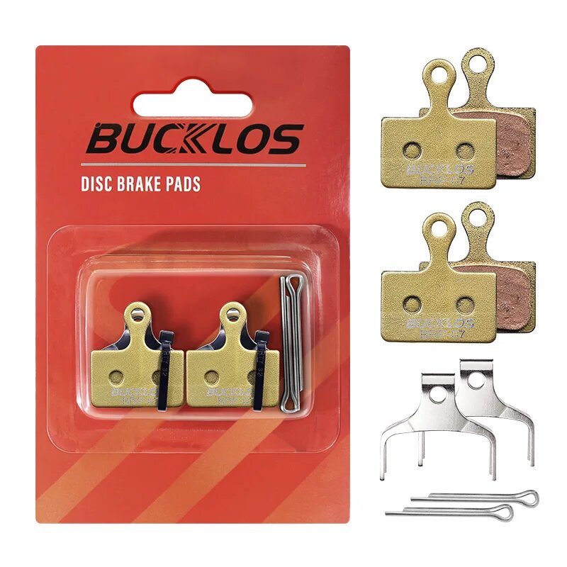 Тормозные колодки BUCKLOS медные для Shimano K03S K04S K05S 2/4/10 шт. 2PC COPPER-BASED PAD