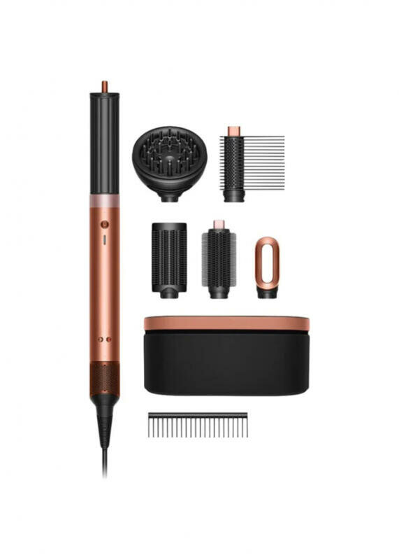 Стайлер Dyson Airwrap Co-anda 2x HS09 Diffuser Edition, Amber Silk (Янтарный шелк) + кейс