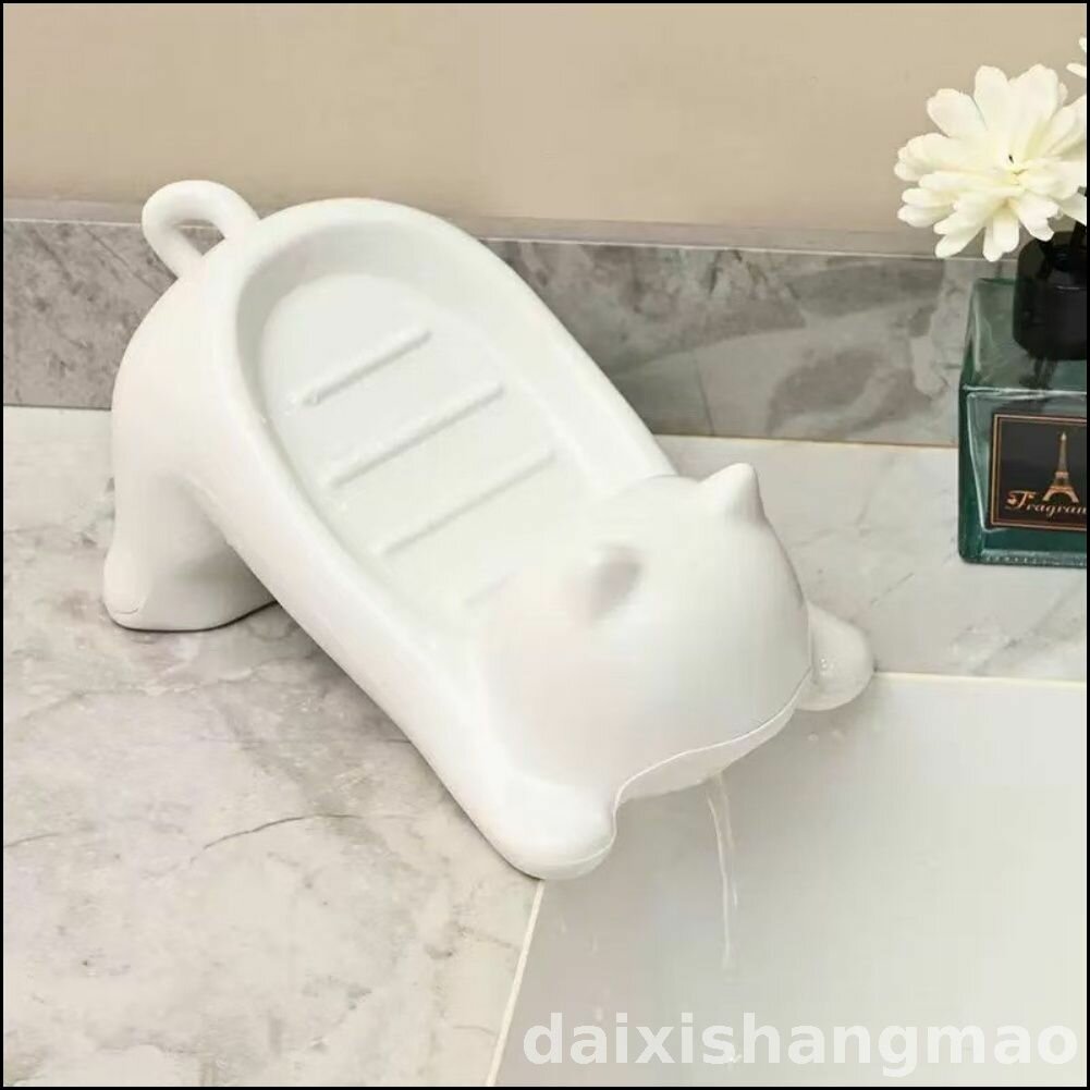 Эксклюзивная мыльница в виде котенка для слива