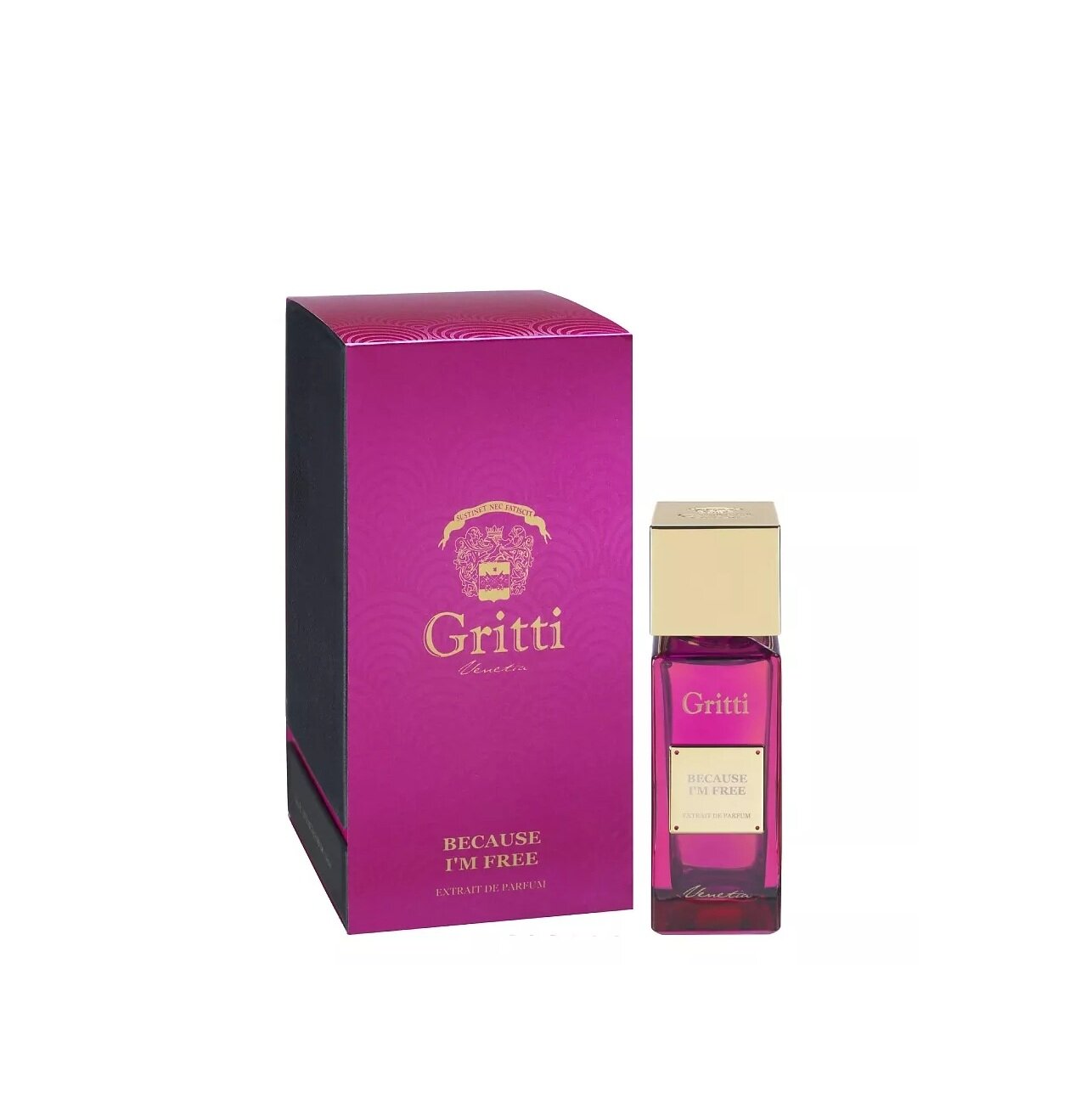 Gritti Because I m Free 100 мл духи унисекс, цветочные, фруктовые, гурманские