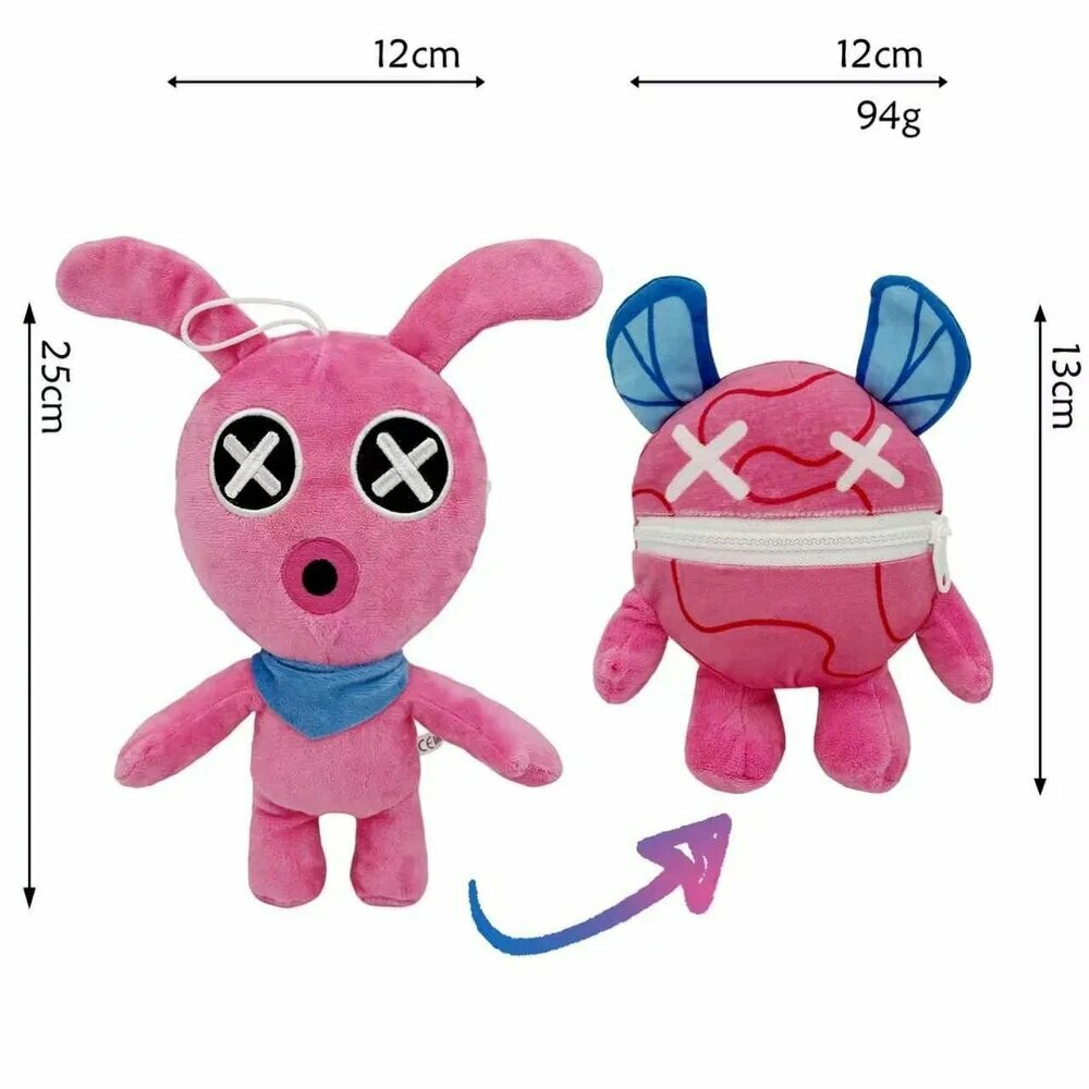 Мягкая игрушка поппи плейтайм Loopsy Noodle 25cm/Poppy playtime Wrongside Outimals plush toys