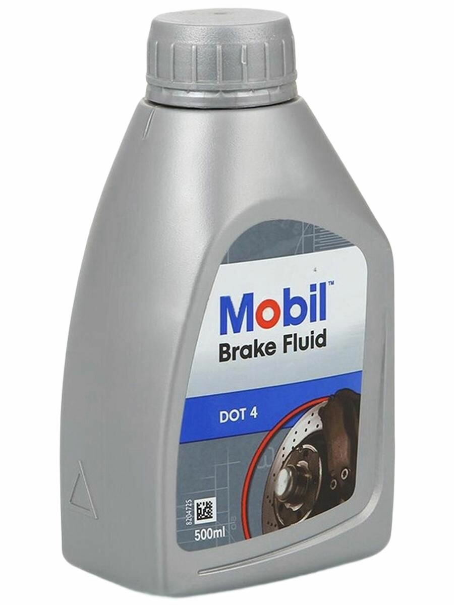 Тормозная жидкость Mobil Brake Fluid DOT4, 500 мл