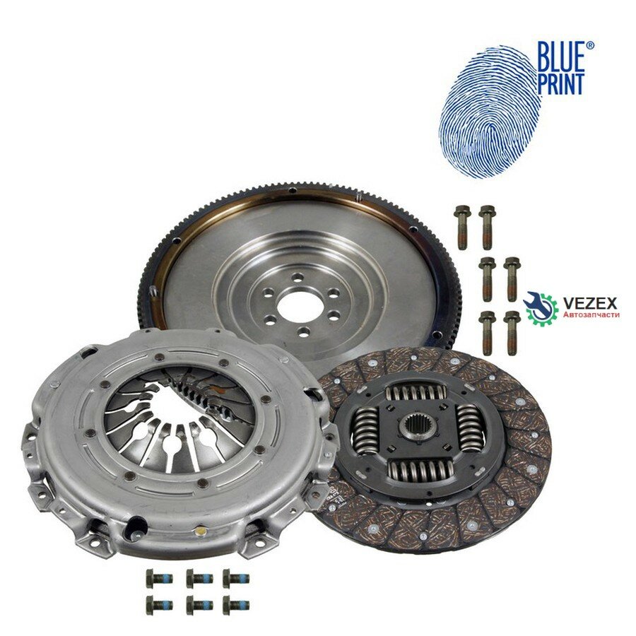 BLUE-PRINT ADV183067 комплект сцепления! переосн. с двухмассового на одномассовый маховик\ VW Golf 4