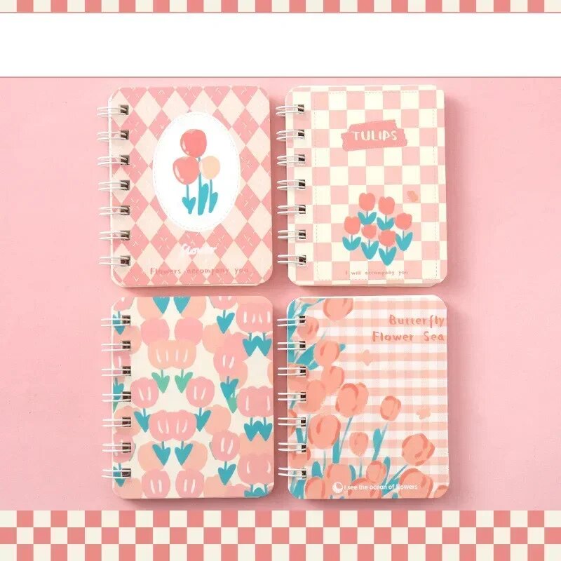 Мини-блокнот Kawaii 80 листов Розовый, 1pc random